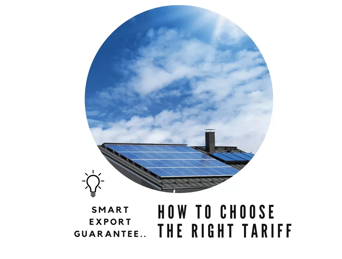 Smart Export Guarantee: How to choose the right tariff
